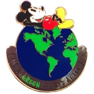 Disney | Accessories | Disney Earth Day Mickey Mouse Pin | Poshmark